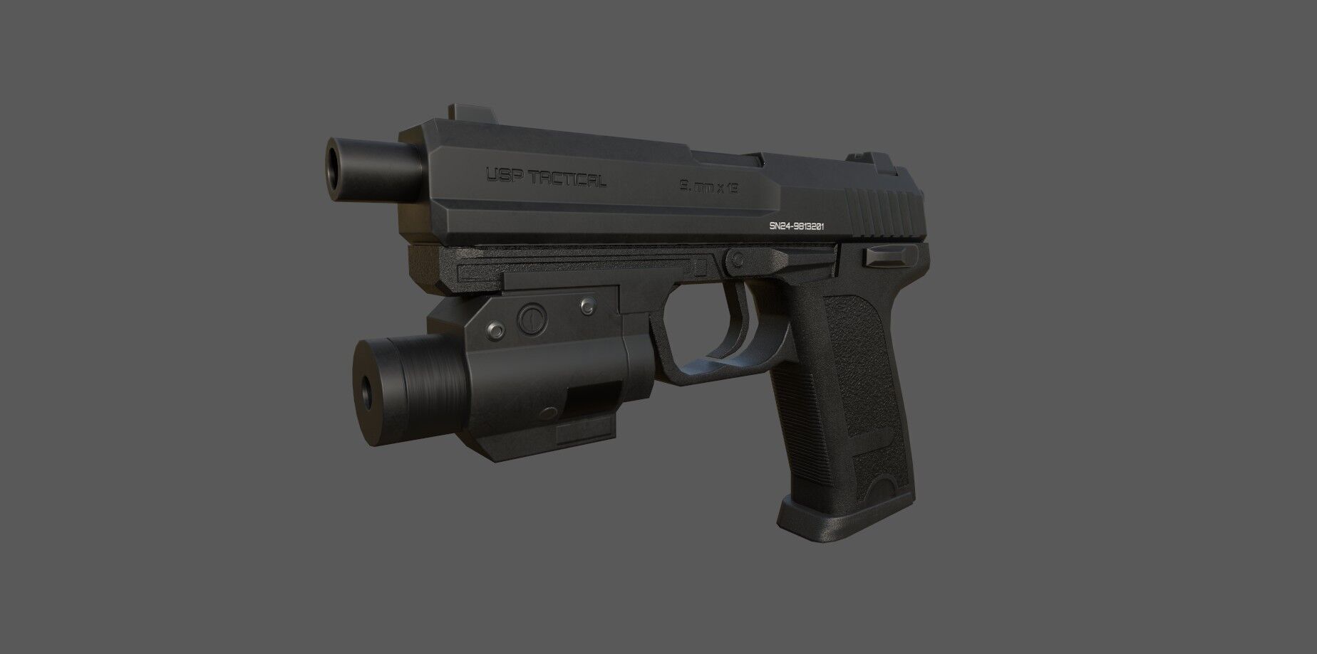 3D model Handgun - USP Glock Game Model for games VR / AR / low-poly ...