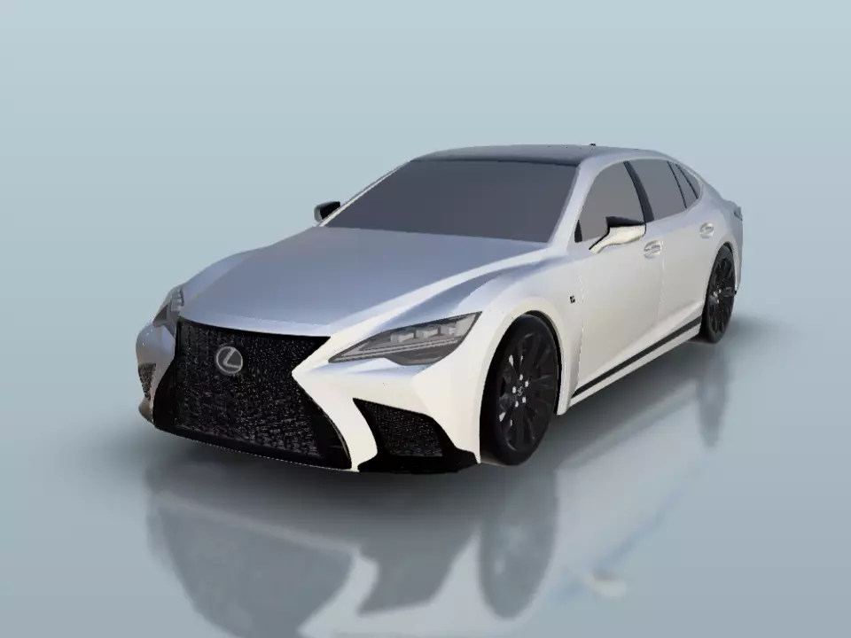 Lexus LS500 F Sport 2022 3D model 3D printable | CGTrader