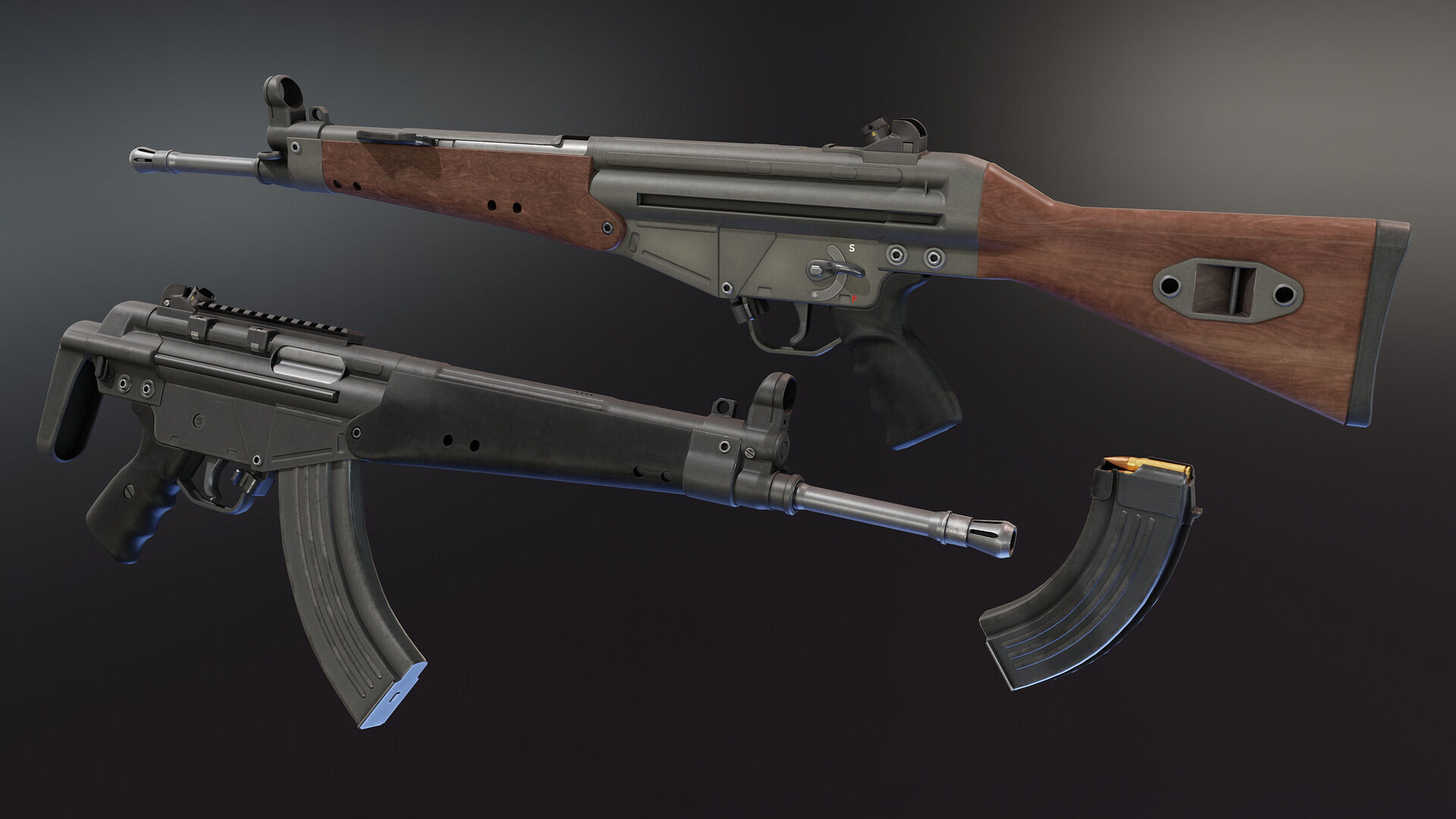 3D model Rheinmetall RH4 Prototype VR / AR / low-poly | CGTrader