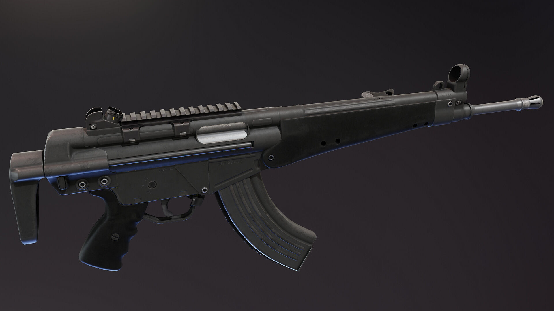 3D model Rheinmetall RH4 Prototype VR / AR / low-poly | CGTrader