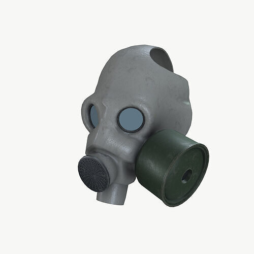 PMG Gas Mask 3D model | CGTrader
