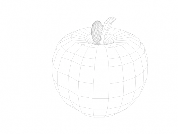 Low Poly Apple free 3D model | CGTrader