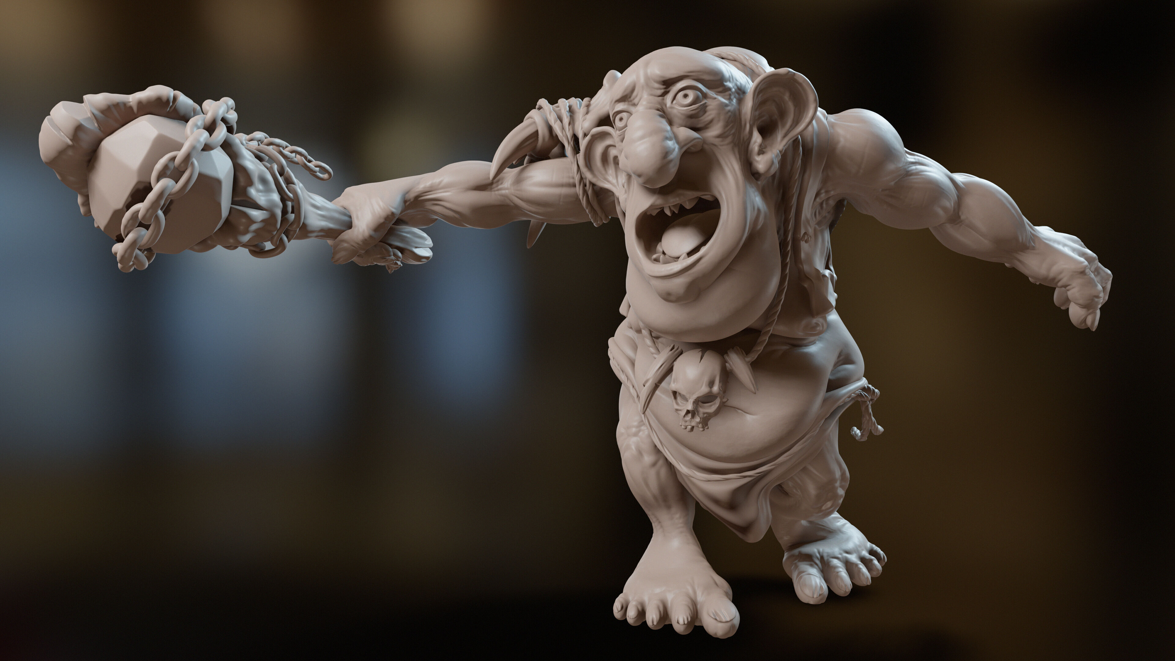 troll 3d print 8 poses 3D model 3D printable | CGTrader