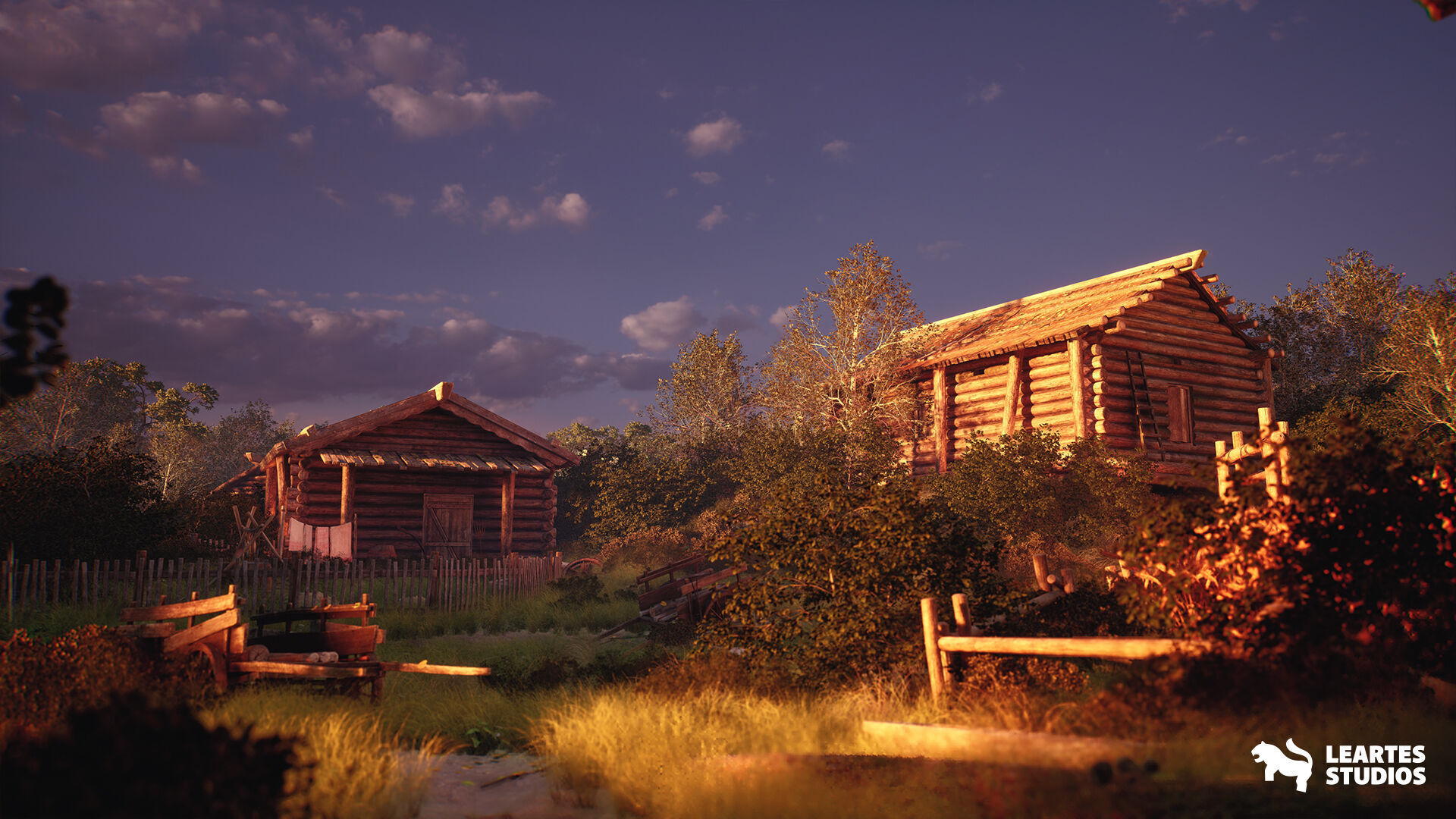 3D model Medieval Russian Village VR / AR / low-poly | CGTrader