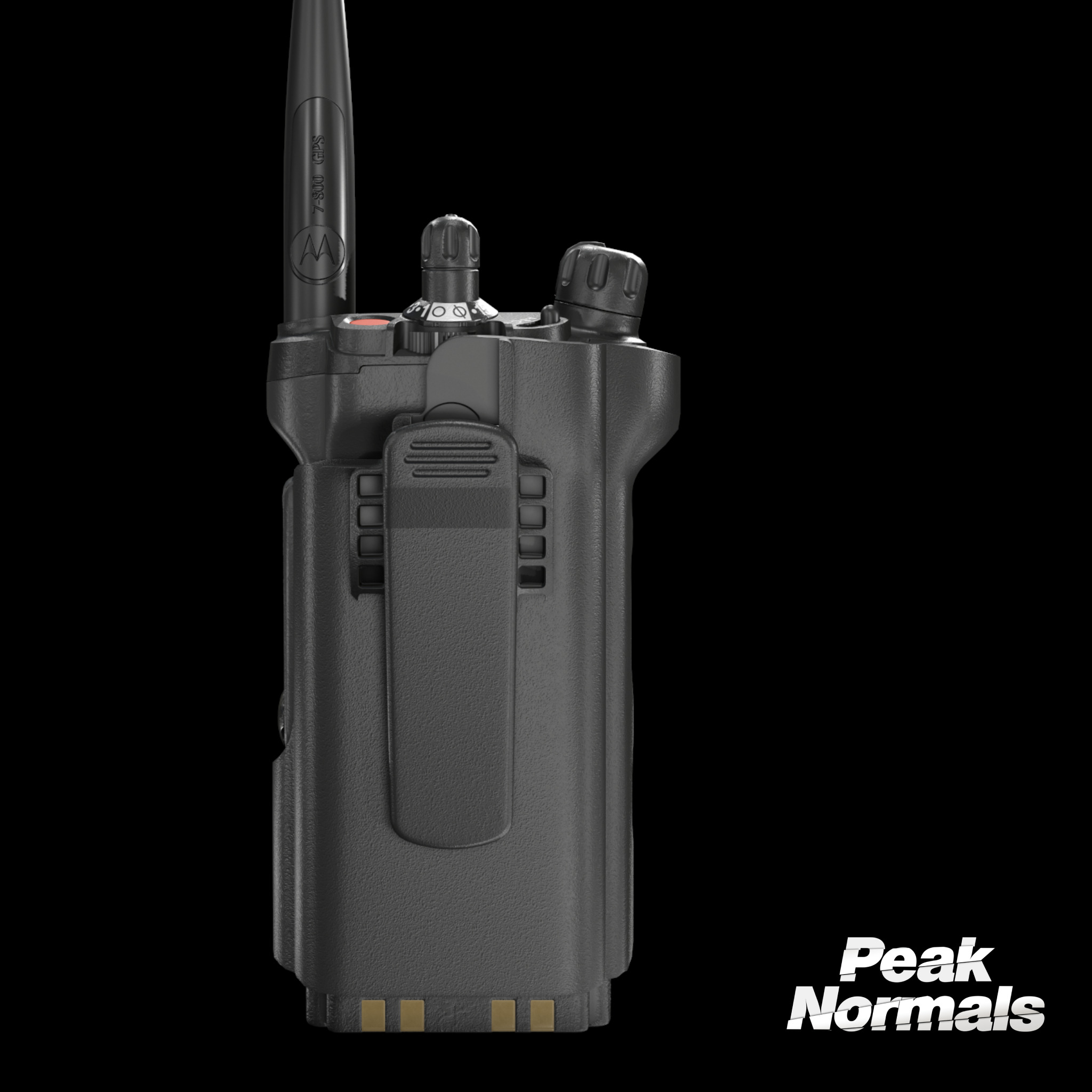 3d Model Apx 6000 Radio And Case Vr Ar Low Poly Cgtrader