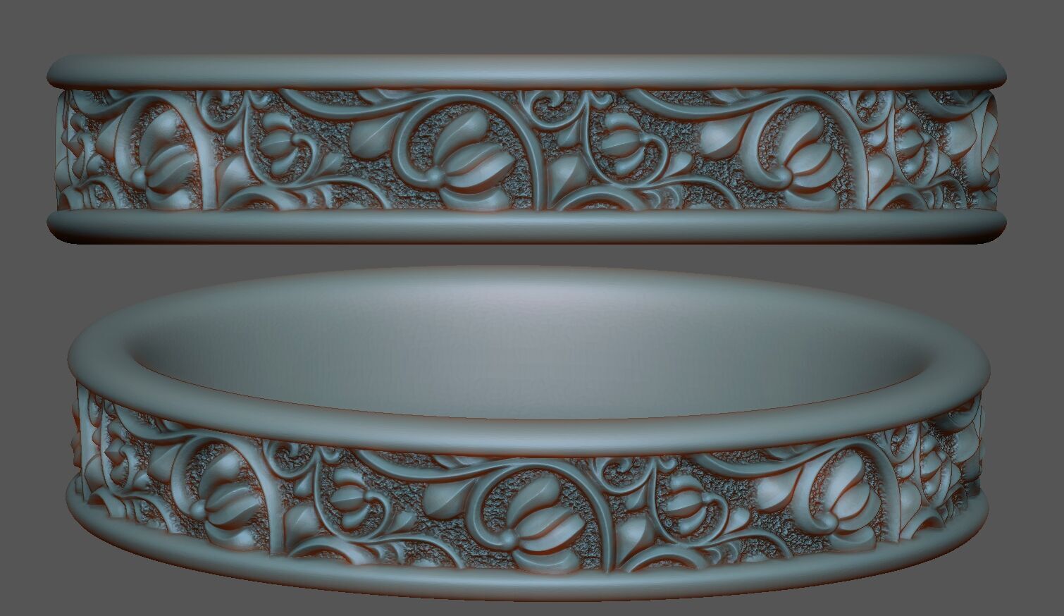 Ornament Ring CAD free 3D model 3D printable | CGTrader