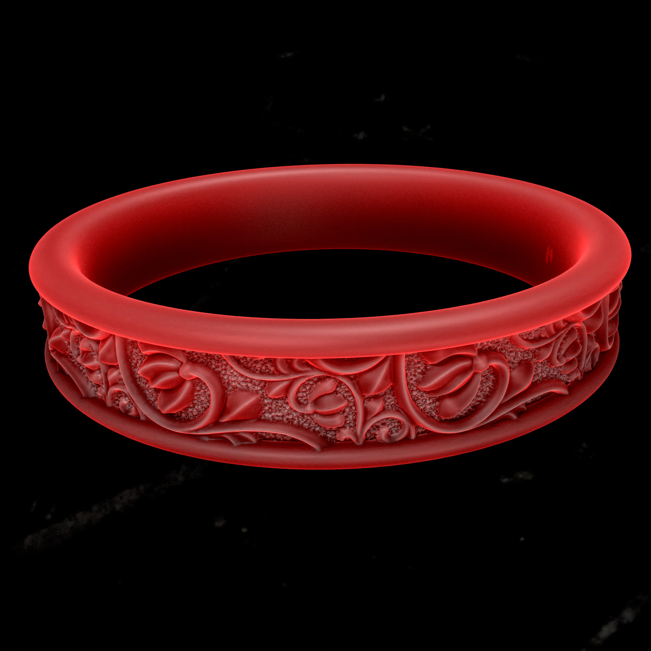 Ornament Ring CAD free 3D model 3D printable | CGTrader