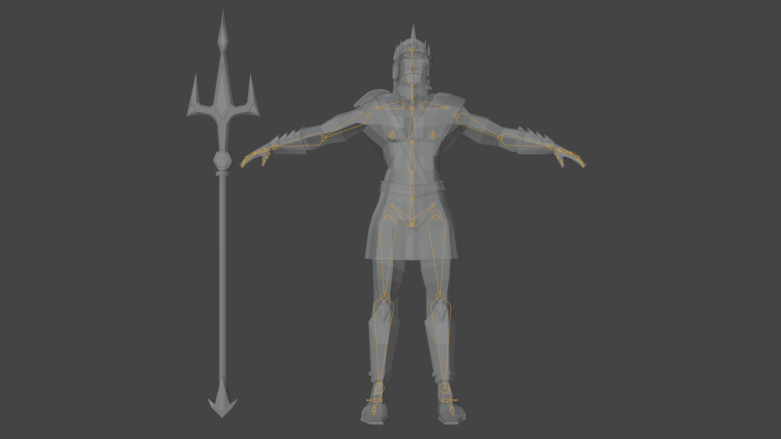 3D model Ocean god King of the Sea Poseidon Greek Ancient deity Storm ...