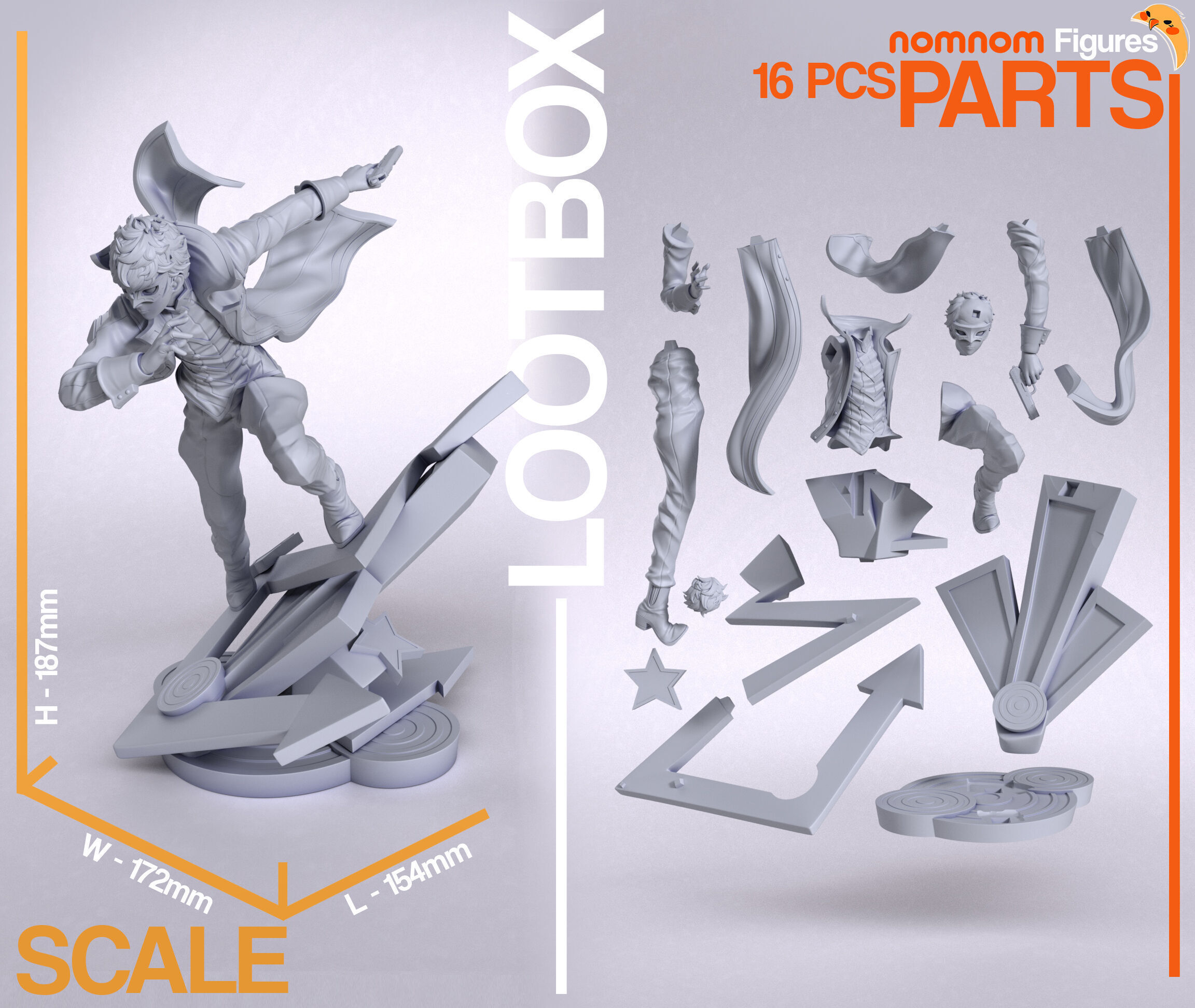 Joker - Persona 5 3D model 3D printable | CGTrader