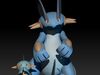 Pokemon Mudkip Marshtomp Swampert 3D model 3D printable | CGTrader