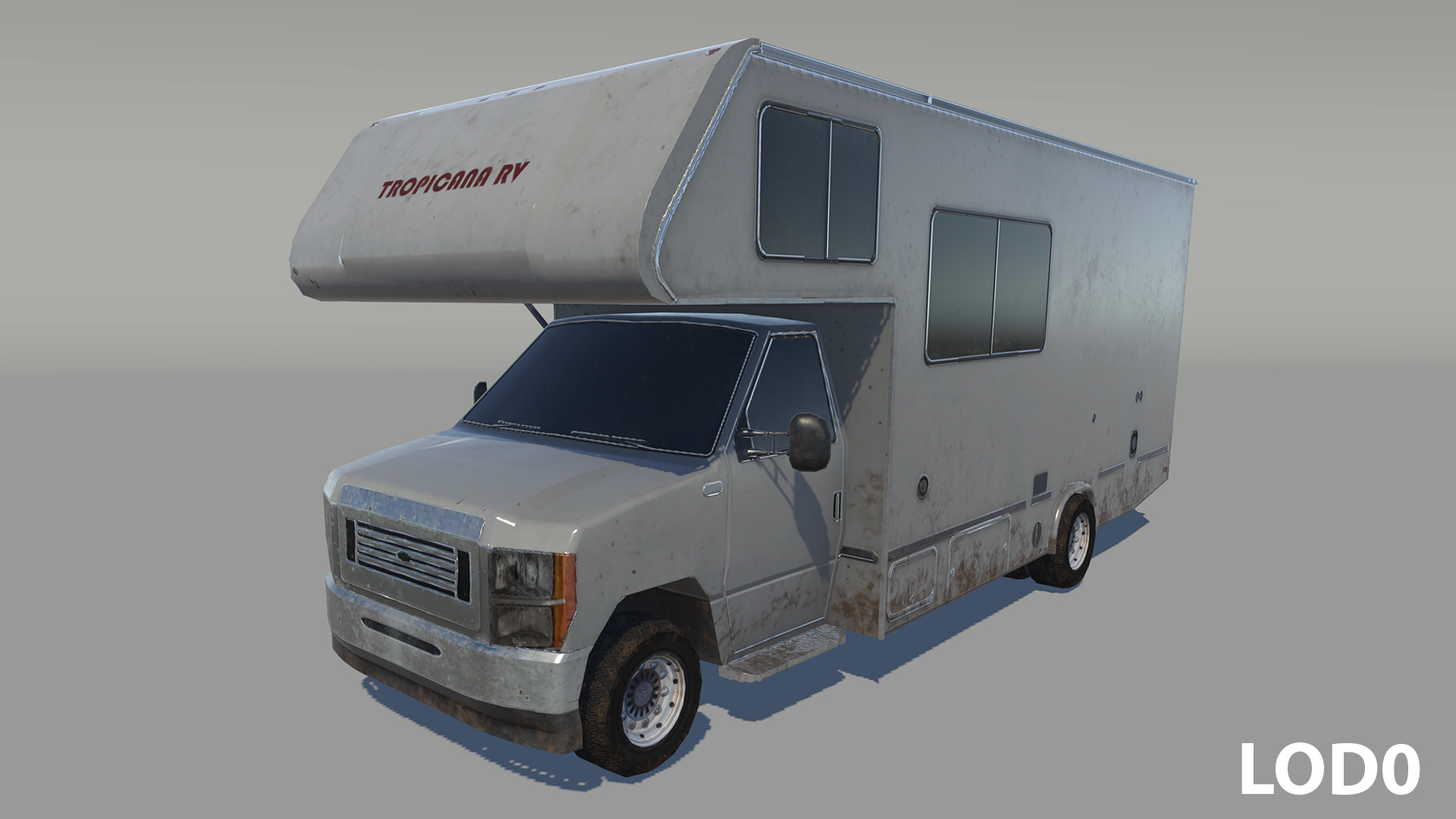 3D model Campervan RV VR / AR / low-poly | CGTrader