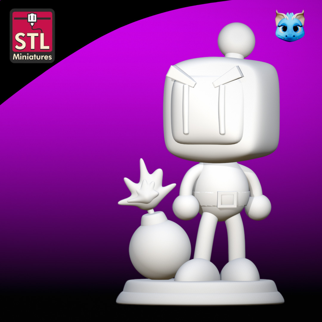 3D Printable STL Model Bomberman 3D model 3D printable | CGTrader