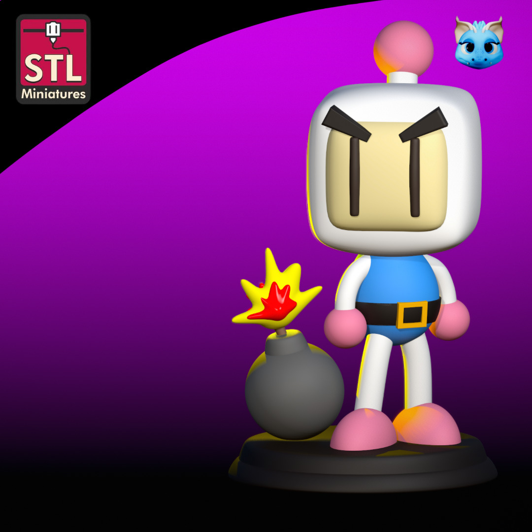 3D Printable STL Model Bomberman 3D model 3D printable | CGTrader