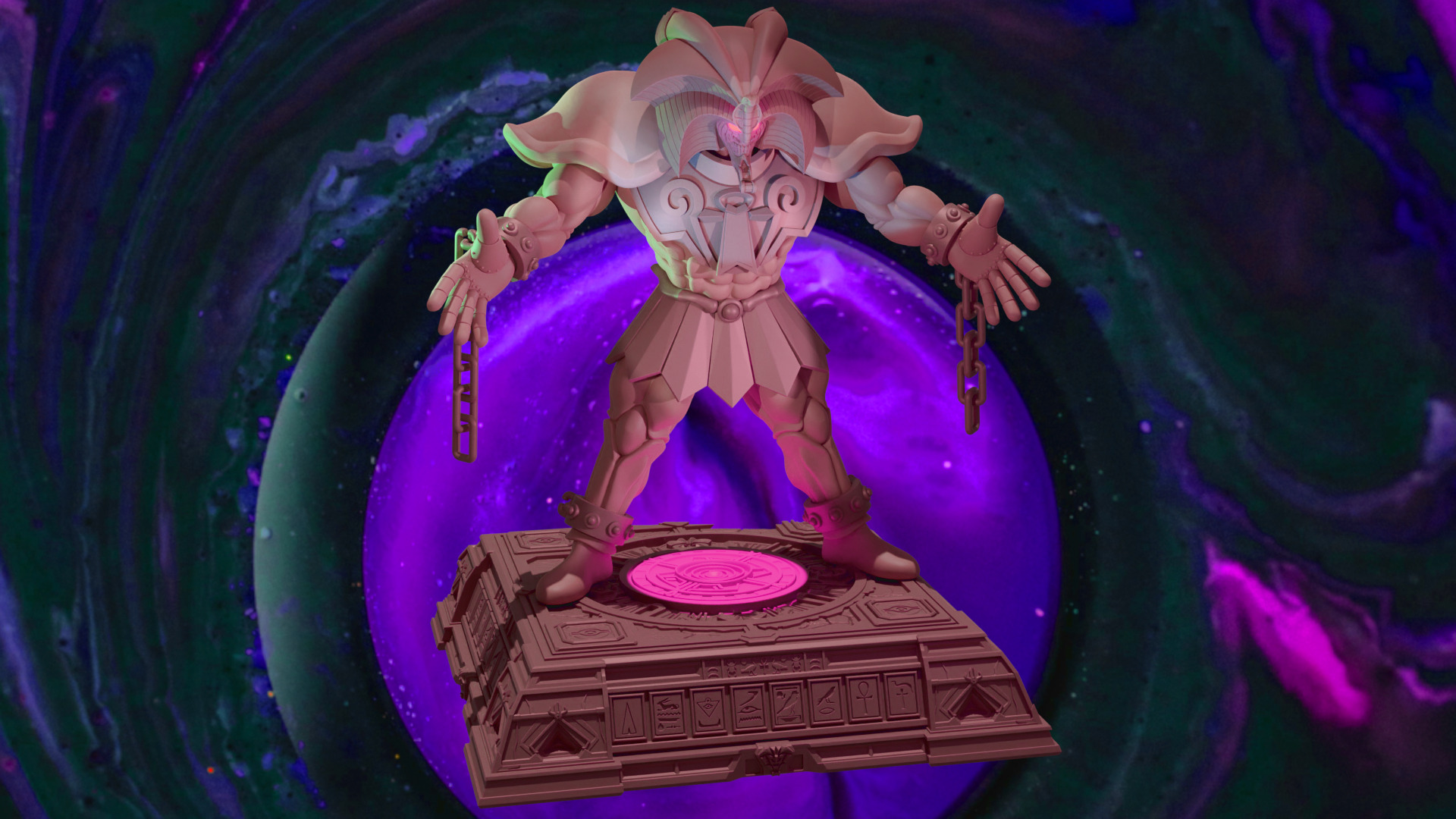 Exodia the Forbidden One Yu-Gi-Oh Model 3D model 3D printable | CGTrader