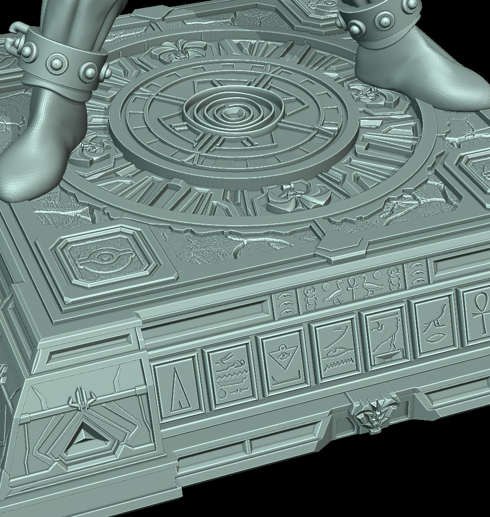 Exodia the Forbidden One Yu-Gi-Oh Model 3D model 3D printable | CGTrader