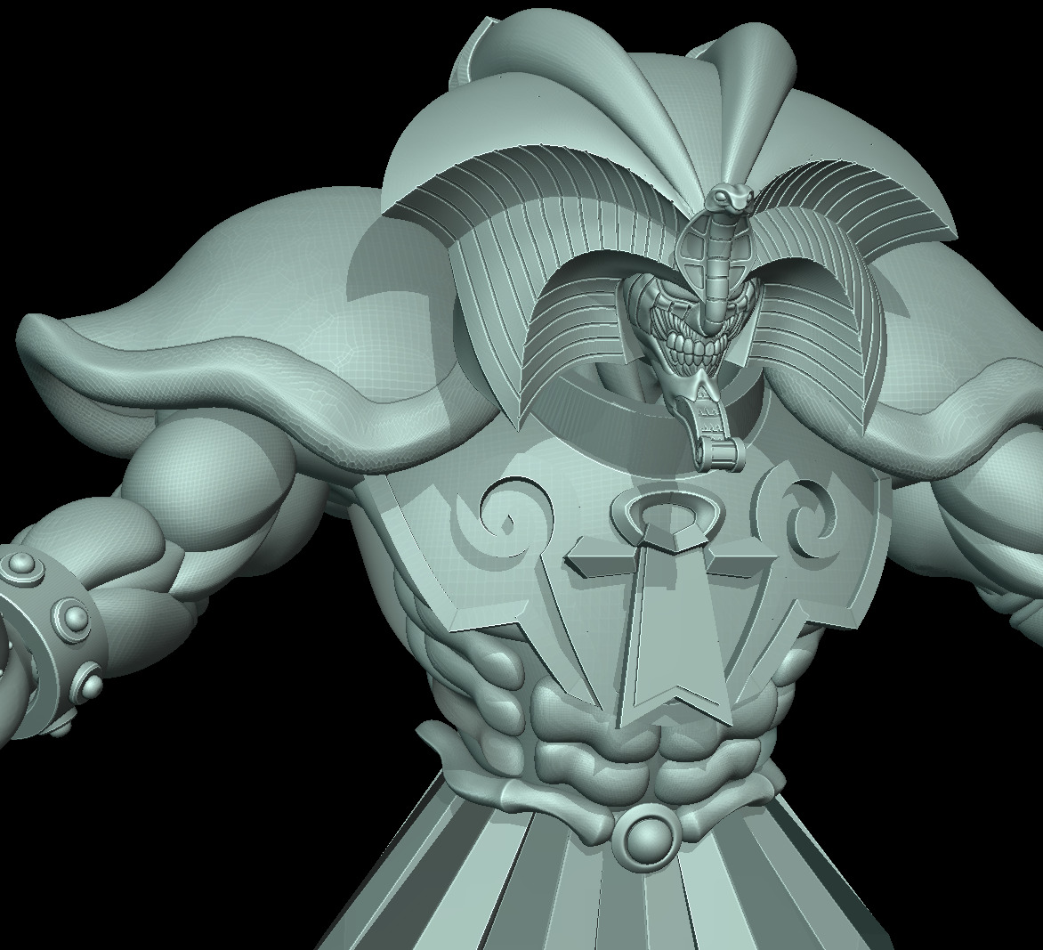 Exodia the Forbidden One Yu-Gi-Oh Model 3D model 3D printable | CGTrader