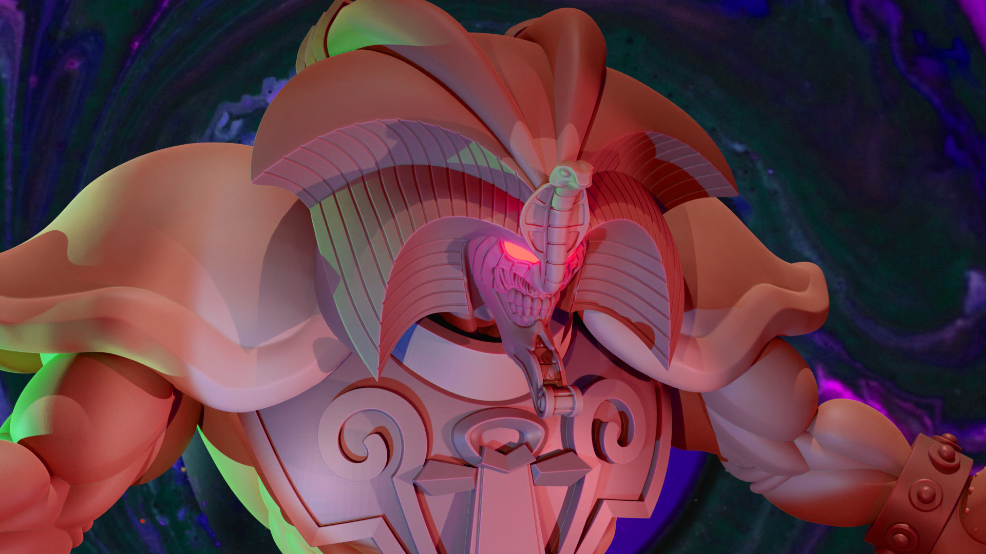 Exodia the Forbidden One Yu-Gi-Oh Model 3D model 3D printable | CGTrader