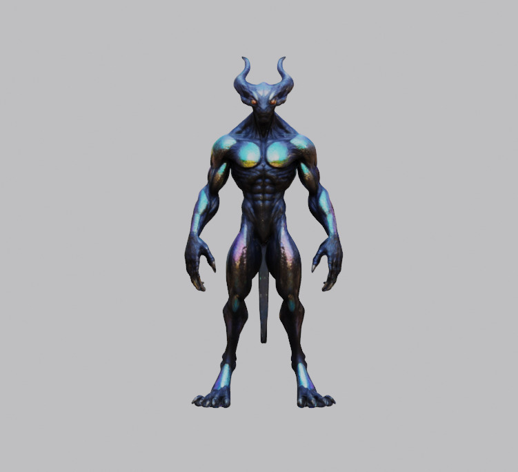 Energy Demon 3D Model Pack 3D model rigged | CGTrader