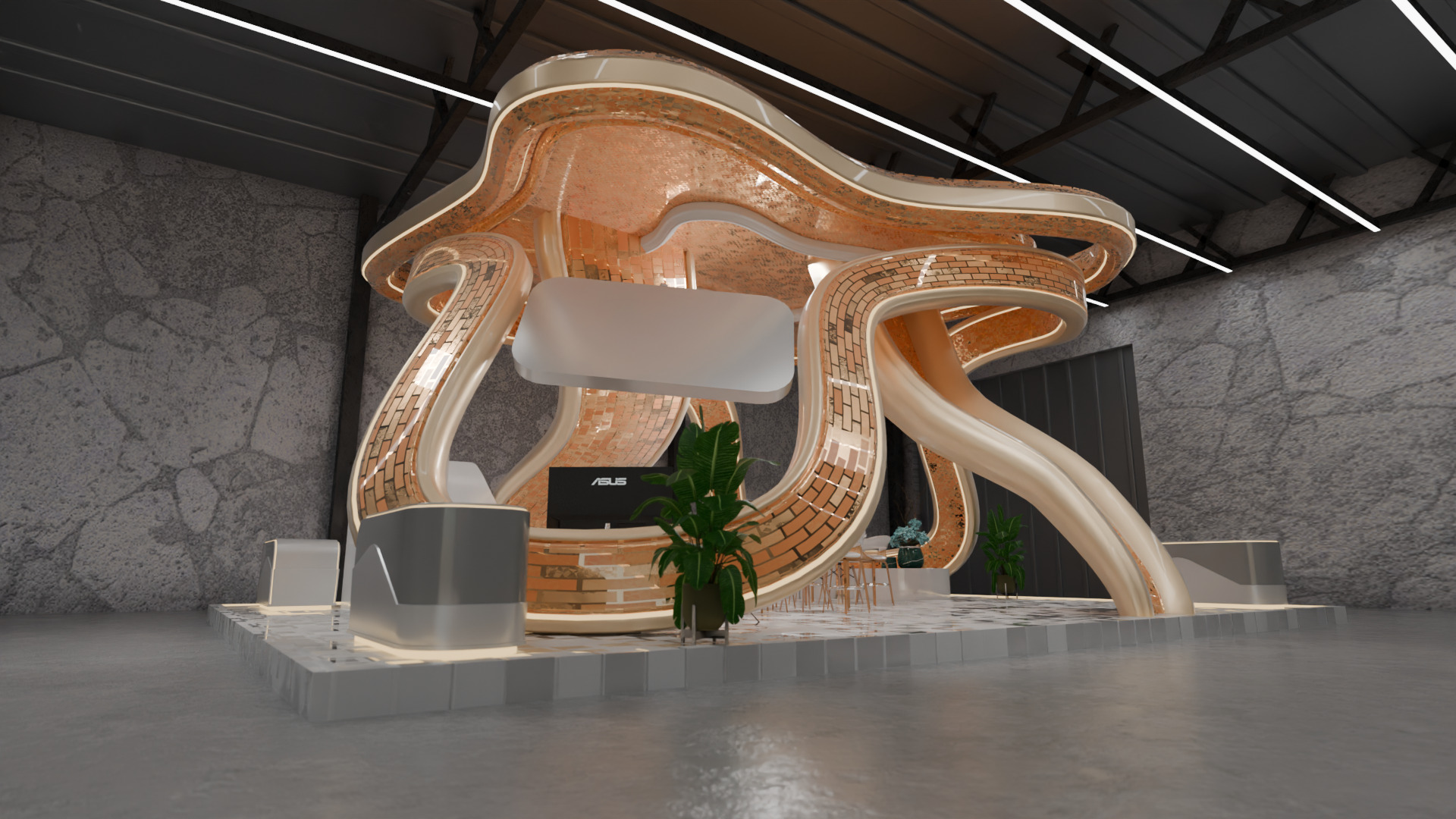 Modern Exhibition Booth High Quality 3D Model Product Displays 3D model ...