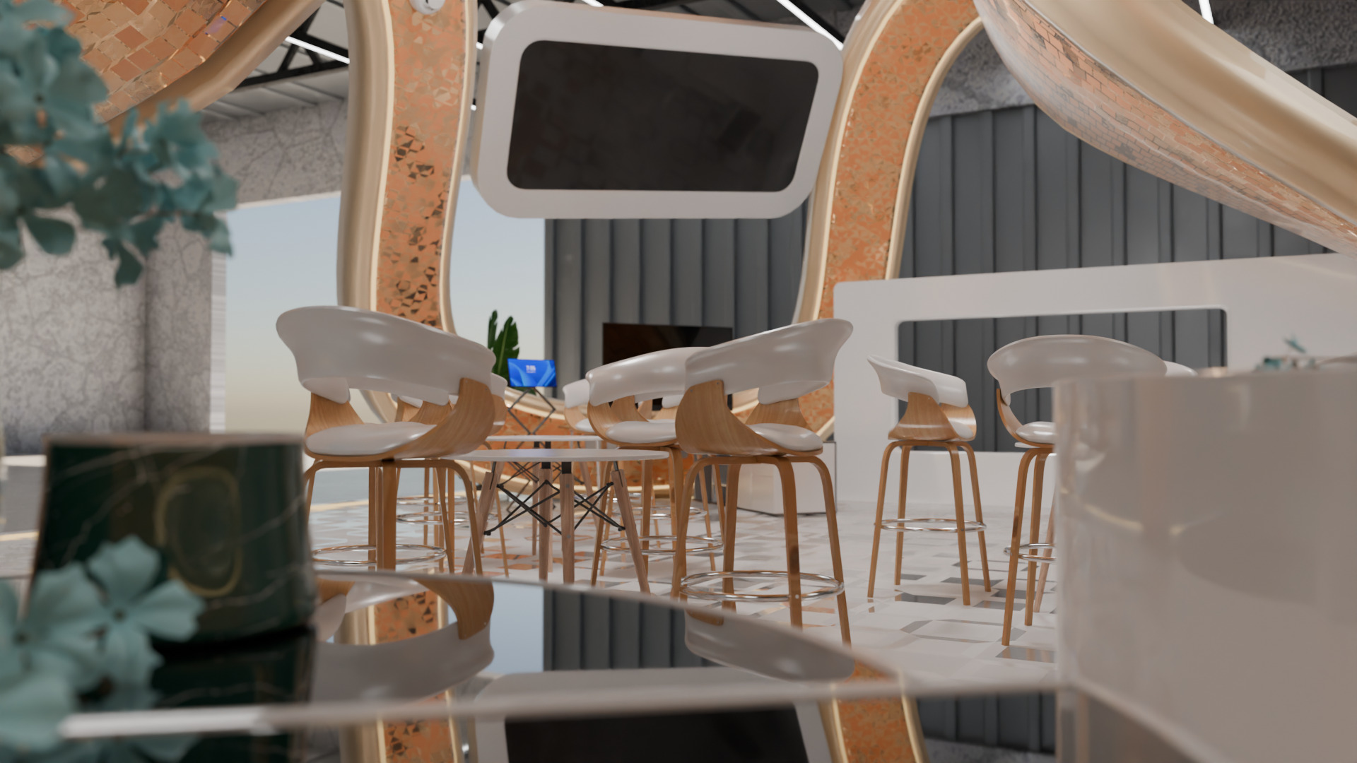 Modern Exhibition Booth High Quality 3D Model Product Displays 3D model ...