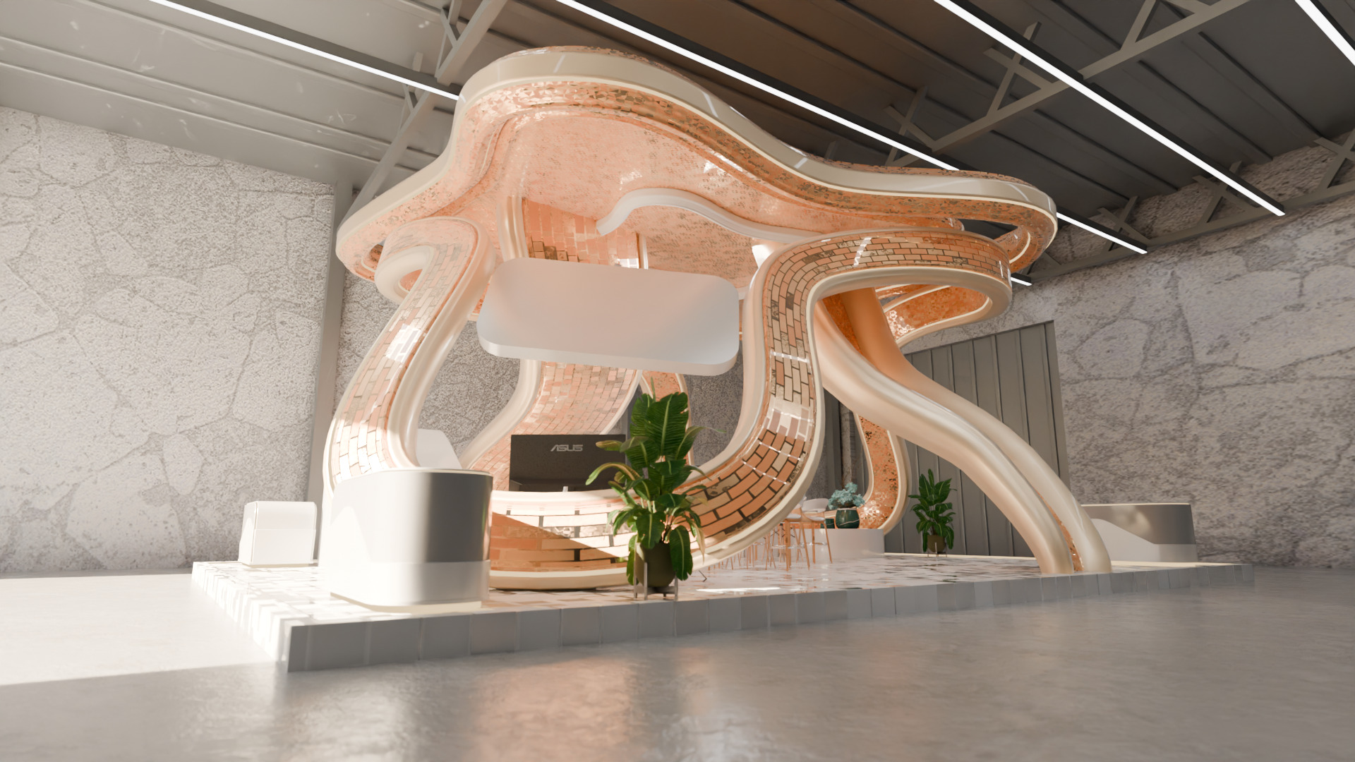 Modern Exhibition Booth High Quality 3D Model Product Displays 3D model ...