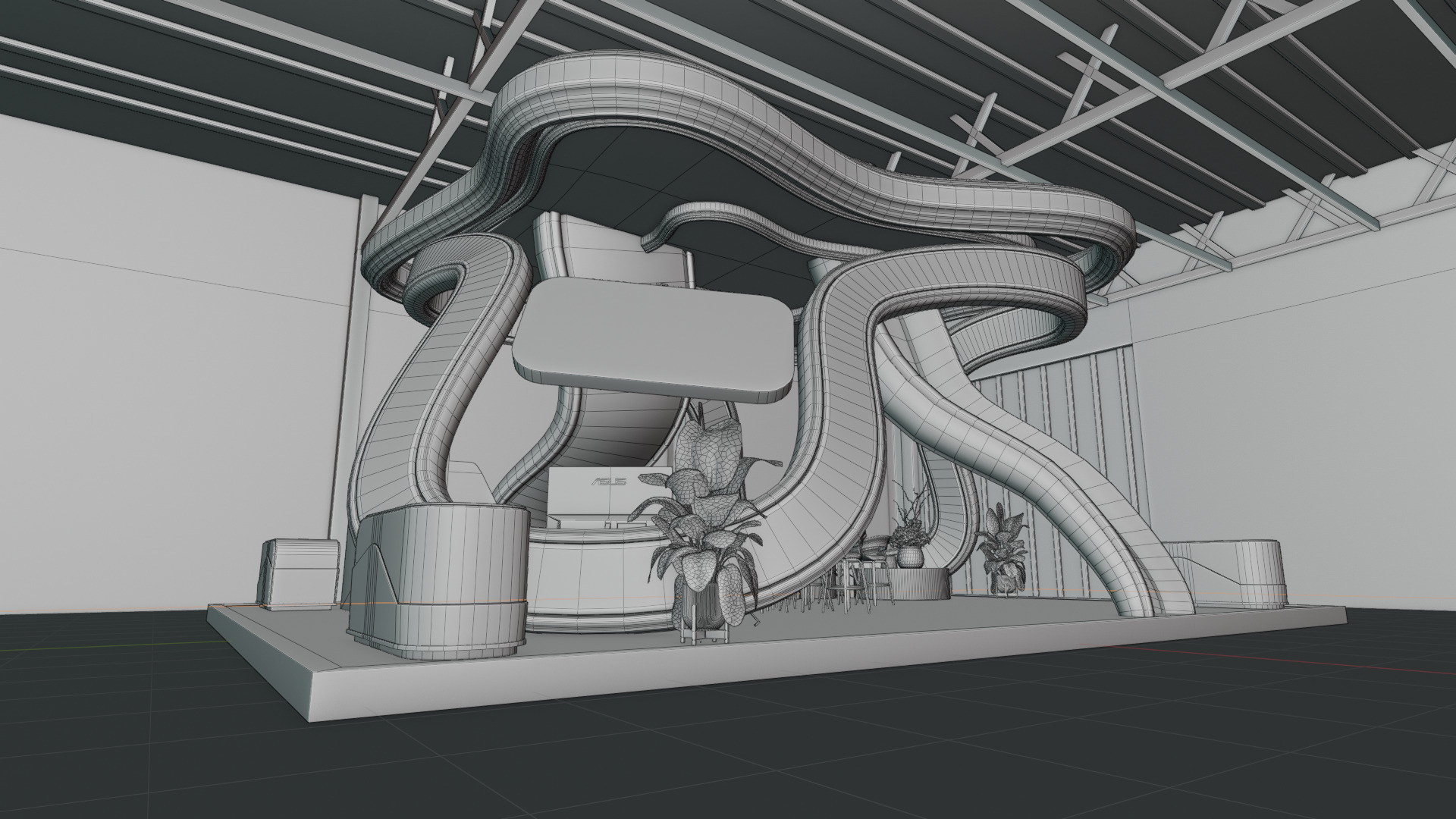 Modern Exhibition Booth High Quality 3D Model Product Displays 3D model ...