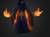 Arcane Flame Wizard 3D model | CGTrader