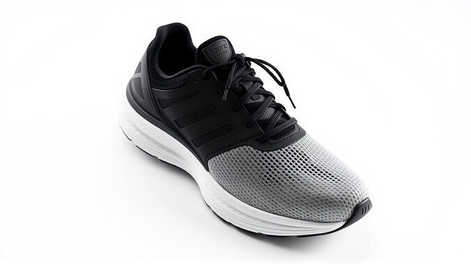 Texture Cushioned Running Shoe with Protective Sole VR / AR / low-poly ...