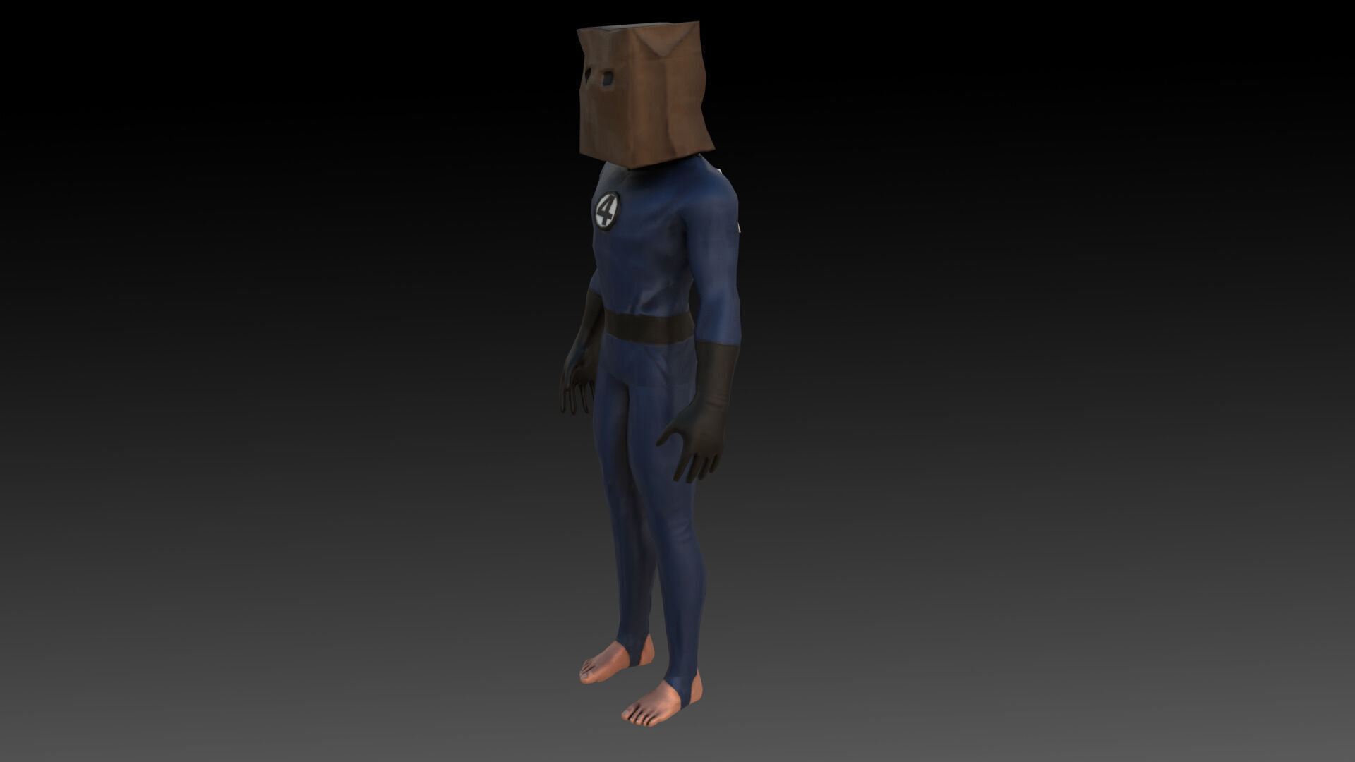 3D model Spider-Man Bag Man Marvel 3D Model High-Quality Rigged VR / AR ...