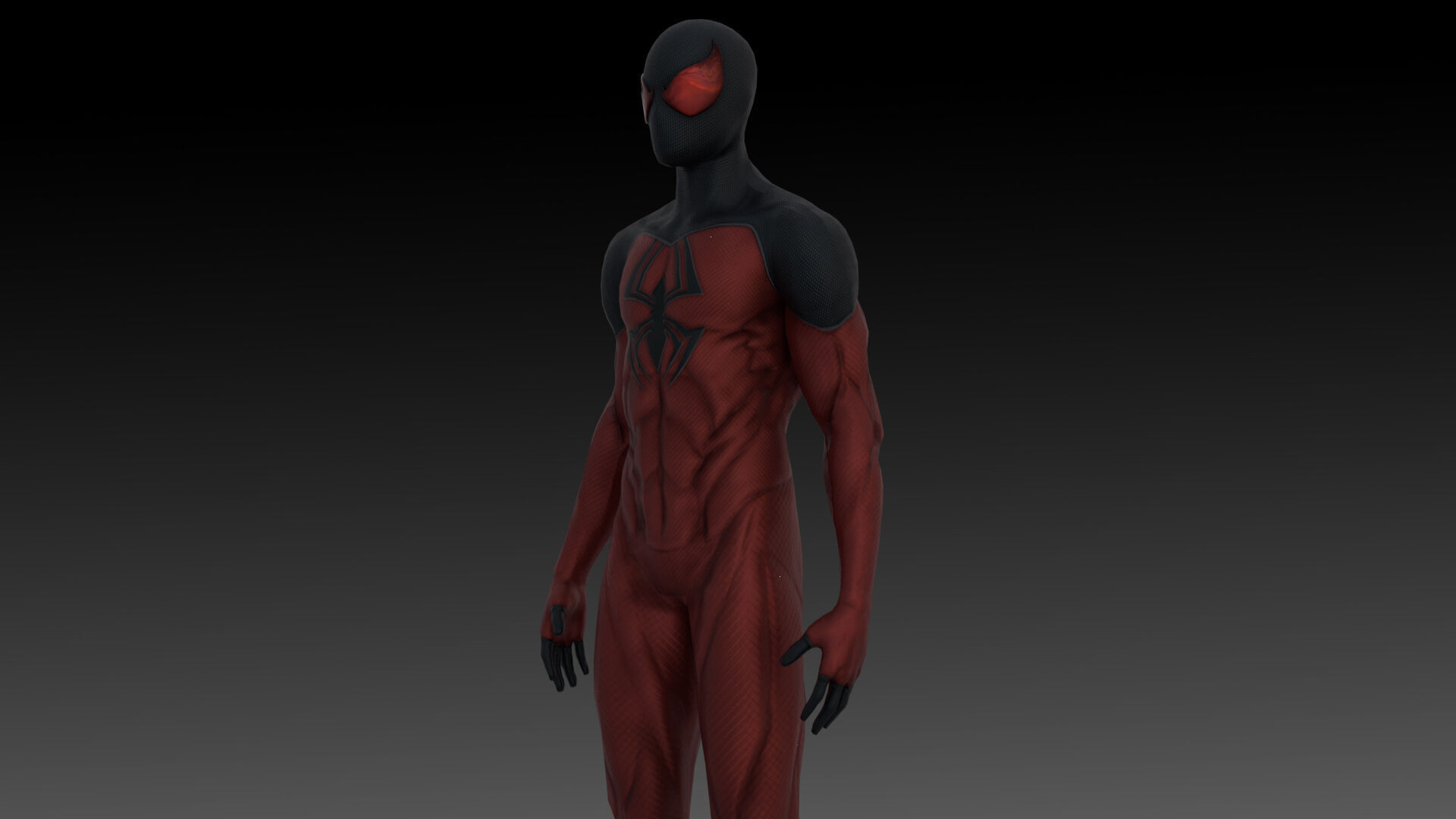 3D model Scarlet Spider Kaine Parker 3D Model High-Quality Rigged VR / AR / low-poly | CGTrader