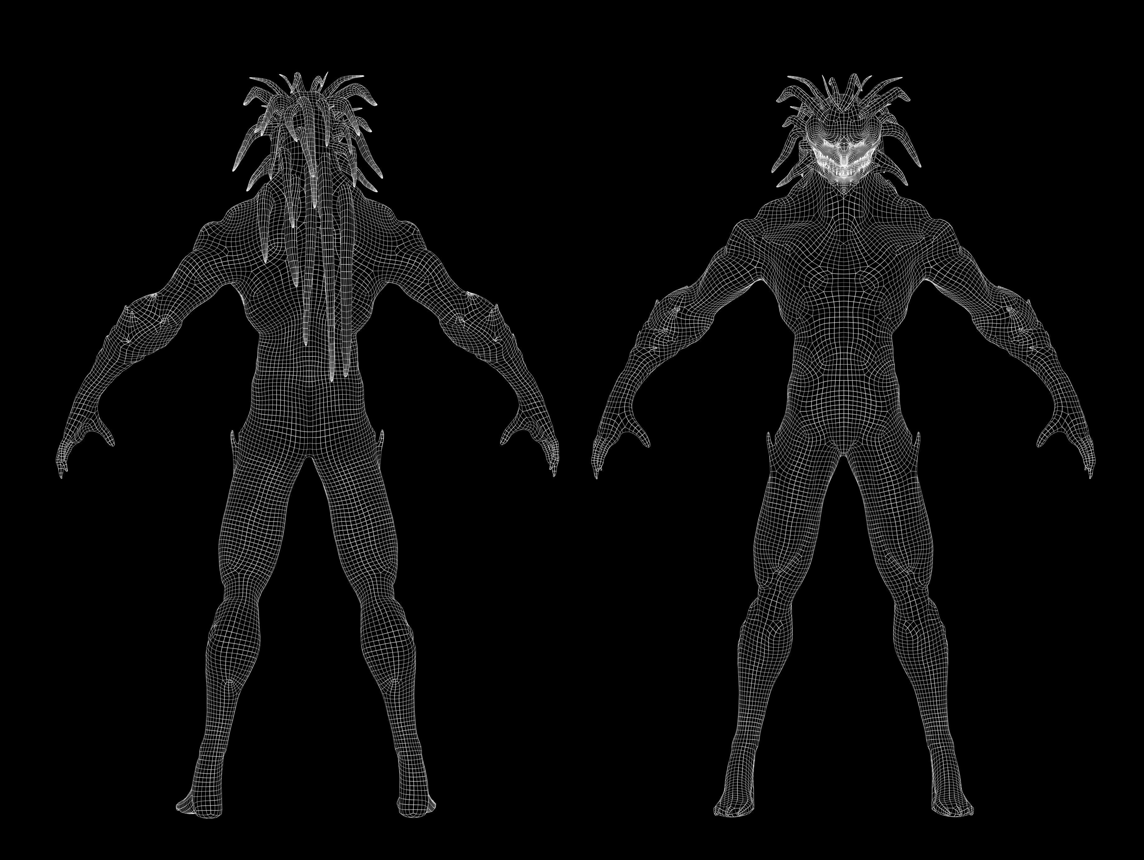 3D model Hellborn Demon VR / AR / low-poly | CGTrader