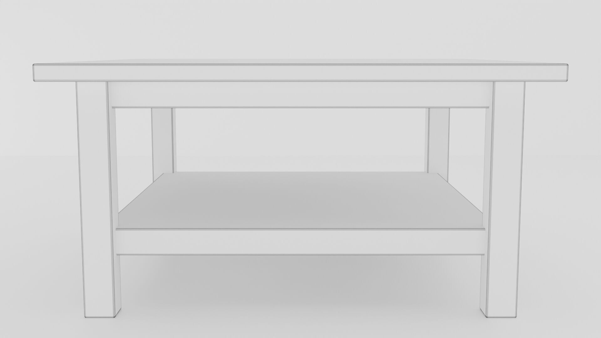 ikea middle table free 3D model | CGTrader