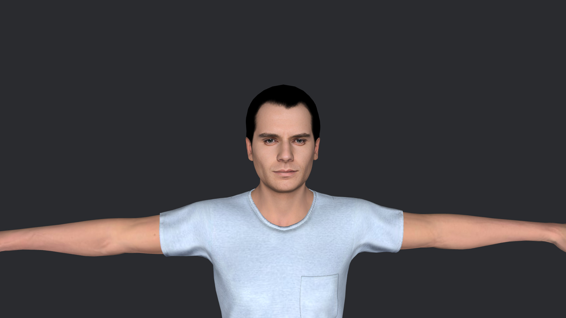 3D model Henry Cavill Hyper Realistic Full Body Fully Rigged 3D ...