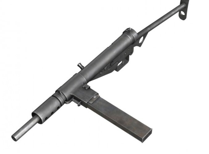 WW2 Submachine guns - Collection 3D Model OBJ 3DS FBX C4D LWO LW LWS ...