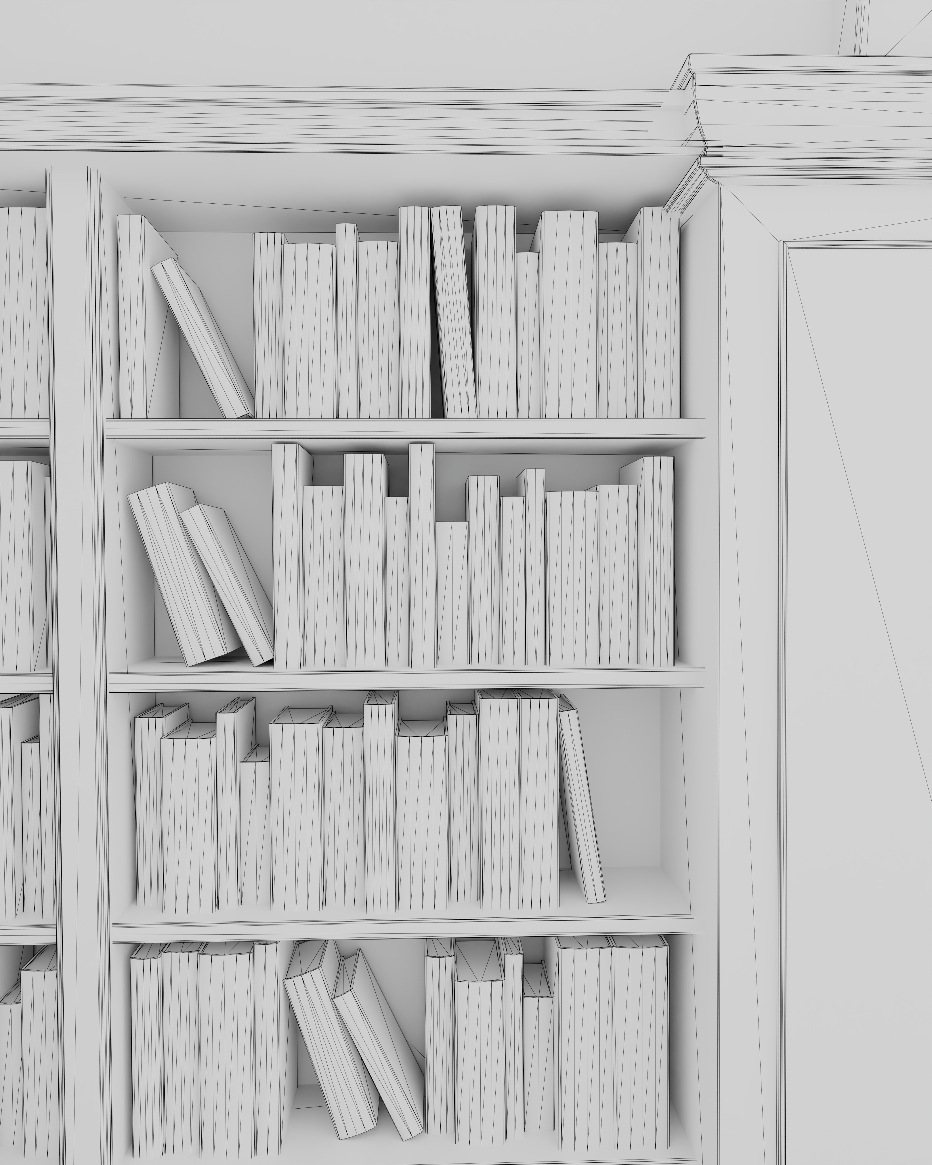 Library Hall Blender Scene free 3D model | CGTrader