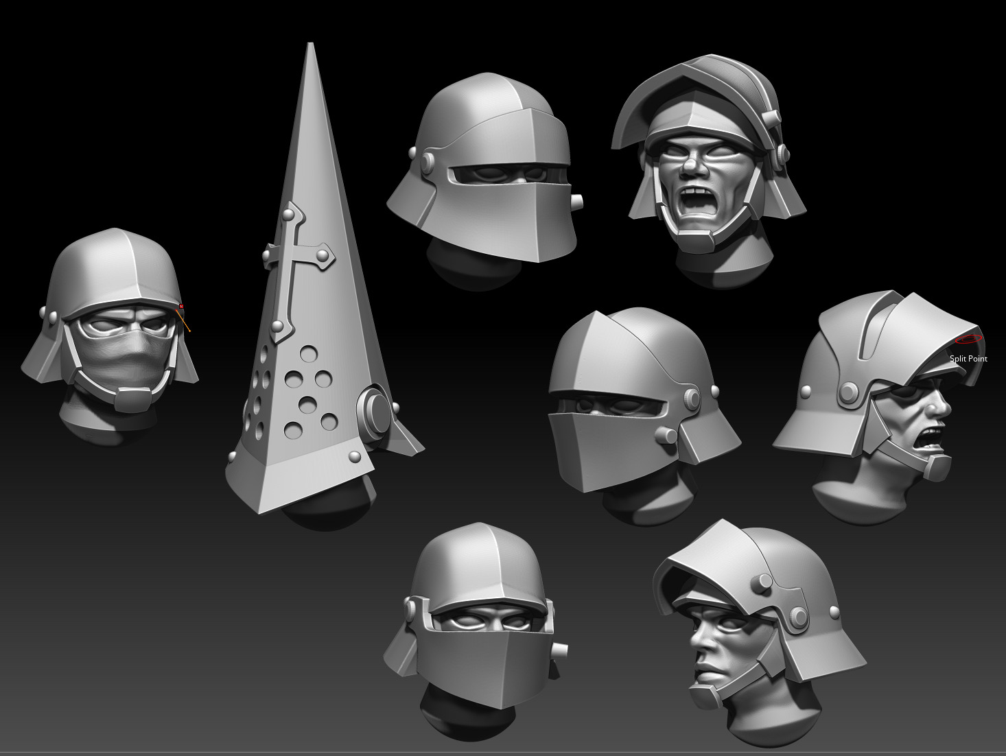 Misc - Trench Crusade Heads 3D model 3D printable | CGTrader