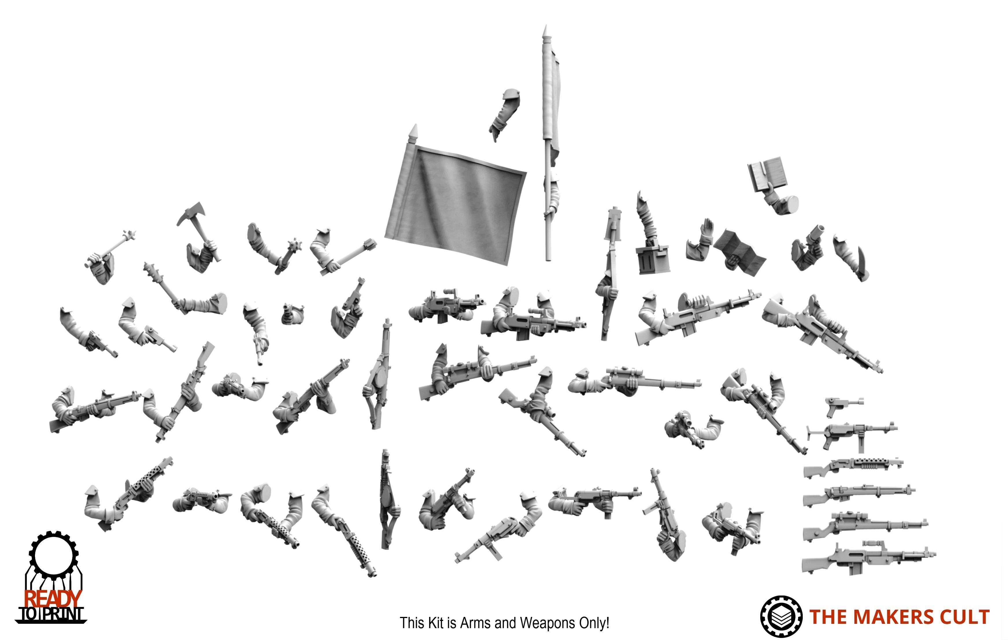 Misc - Trench Crusade Arms 3D model 3D printable | CGTrader