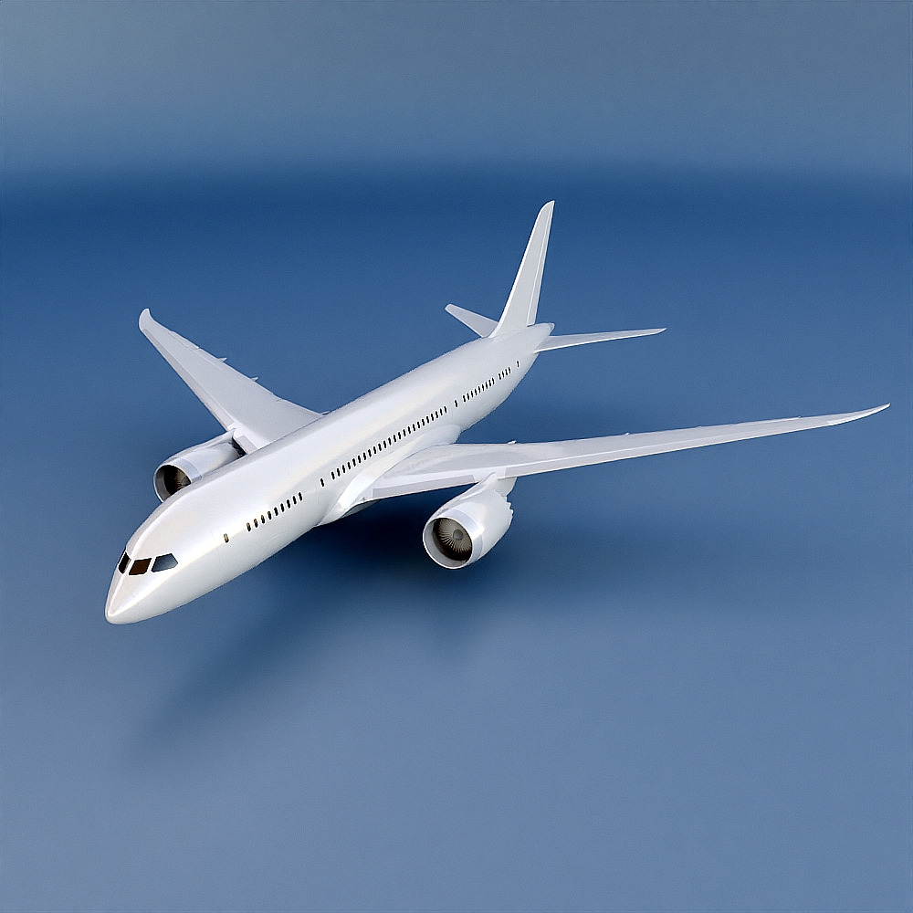 Boeing 787-8 dreamliner CAD 3d model 3D model | CGTrader