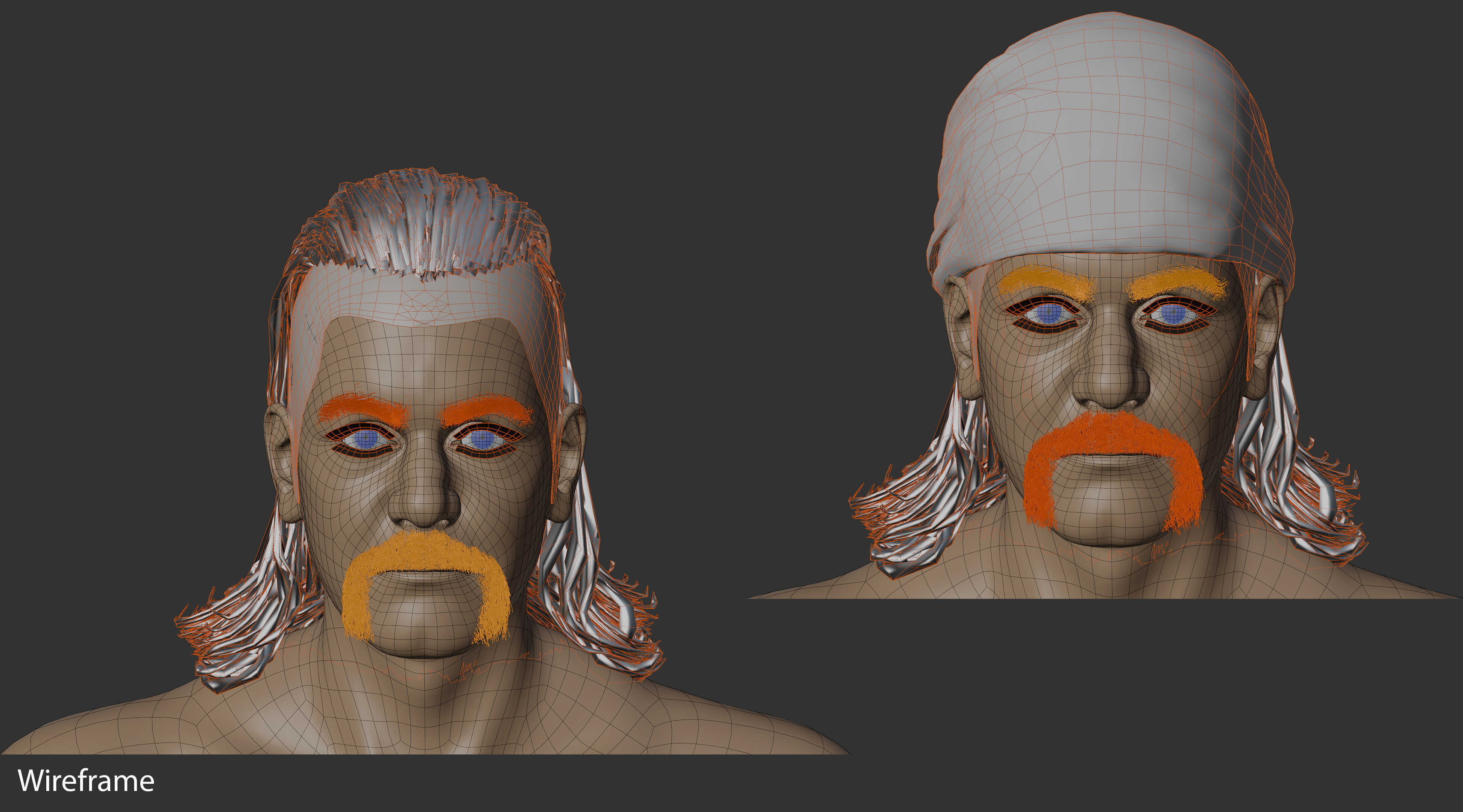 3D model Hulk Hogan - American MMA Fighter Wrestler - Slicked Back Hair ...