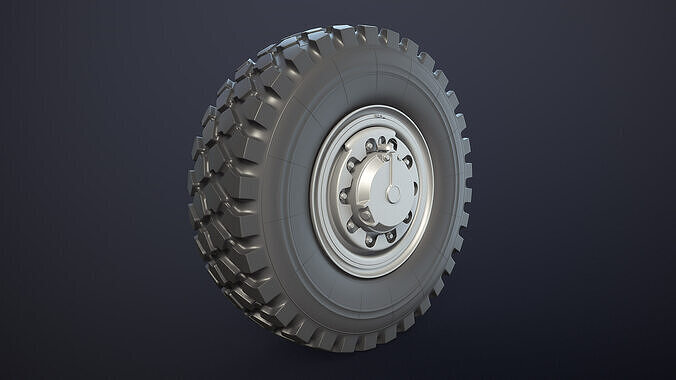 Tatra 815-7 and Phoenix Military Truck wheel 3D model | CGTrader