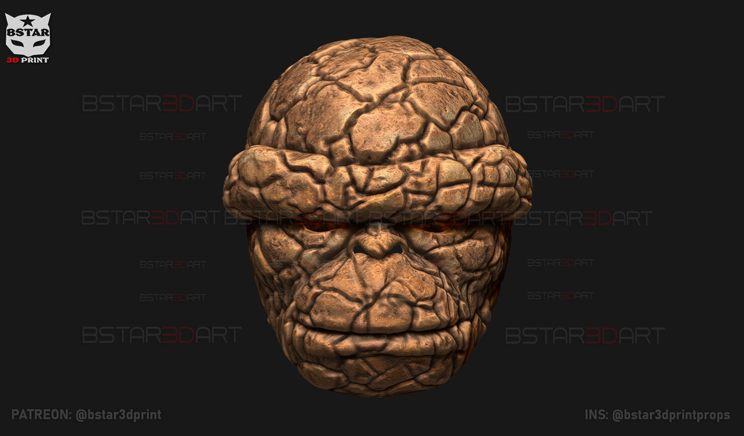 The Thing Mask - Fantastic Four 2025 - Marvel Comics 3D model 3D ...