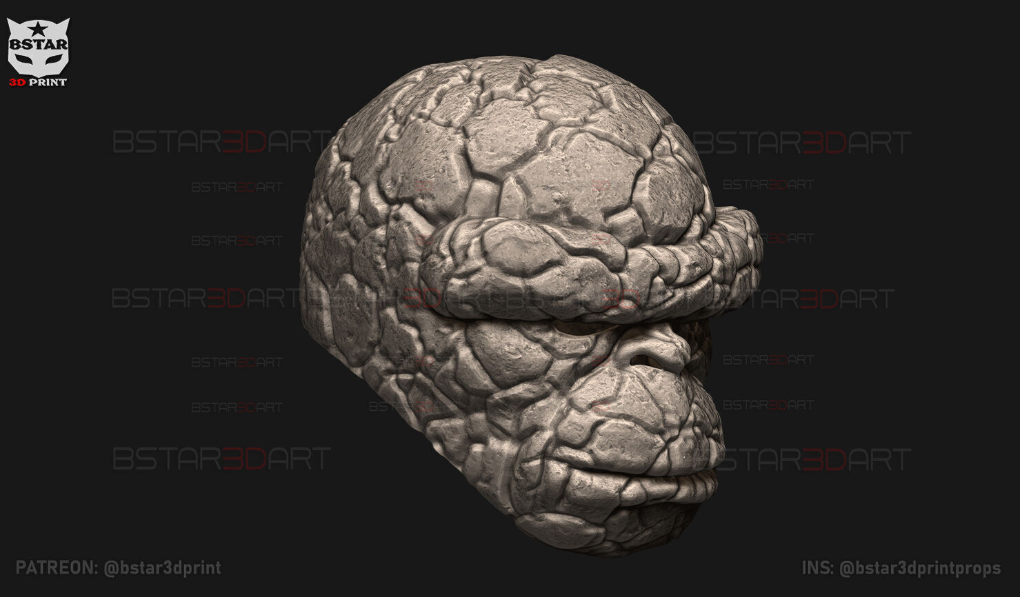 The Thing Mask - Fantastic Four 2025 - Marvel Comics 3D model 3D ...