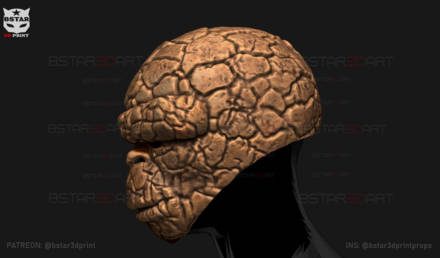 The Thing Mask - Fantastic Four 2025 - Marvel Comics 3D model 3D ...