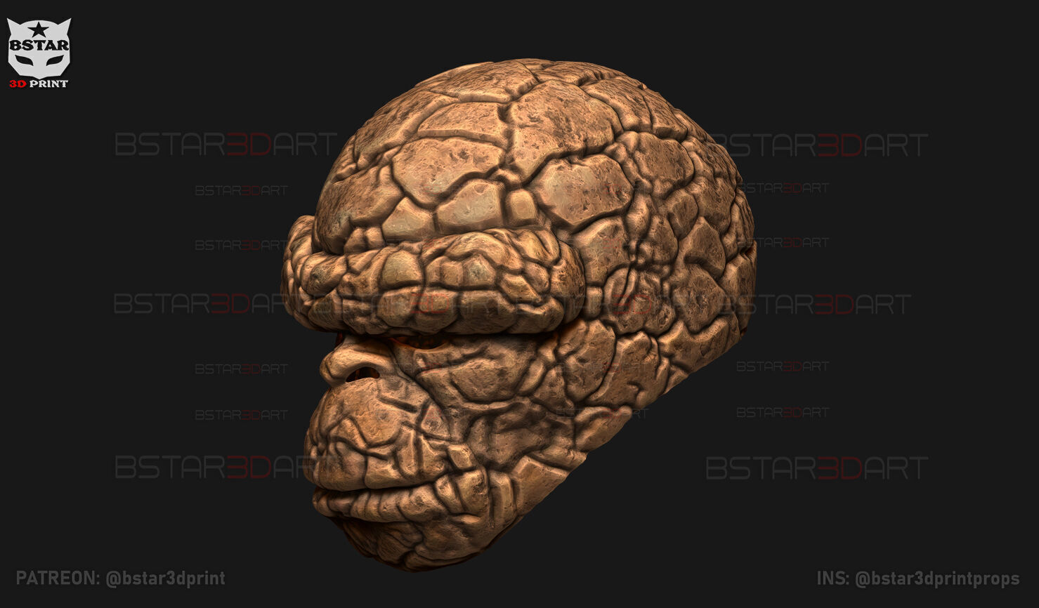 The Thing Mask - Fantastic Four 2025 - Marvel Comics 3D model 3D ...