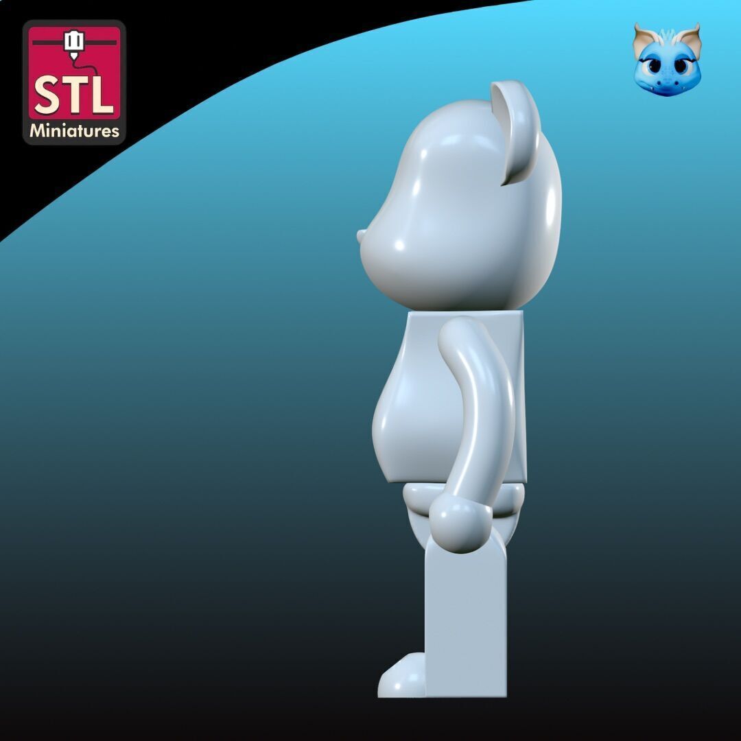 STL File for 3D Printing Inspired by Bearbrick 3D model 3D printable ...