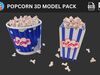 Popcorn 3D Model Pack 3D model | CGTrader