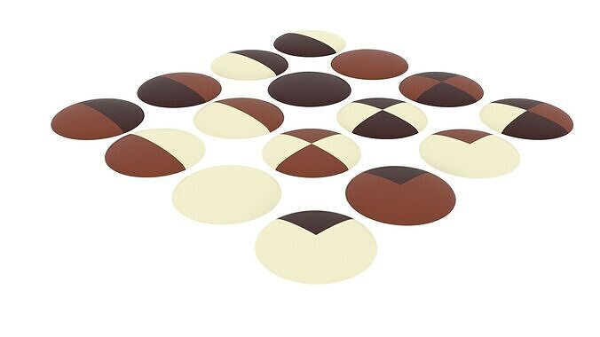 Chocolate Chips Set 3D model | CGTrader