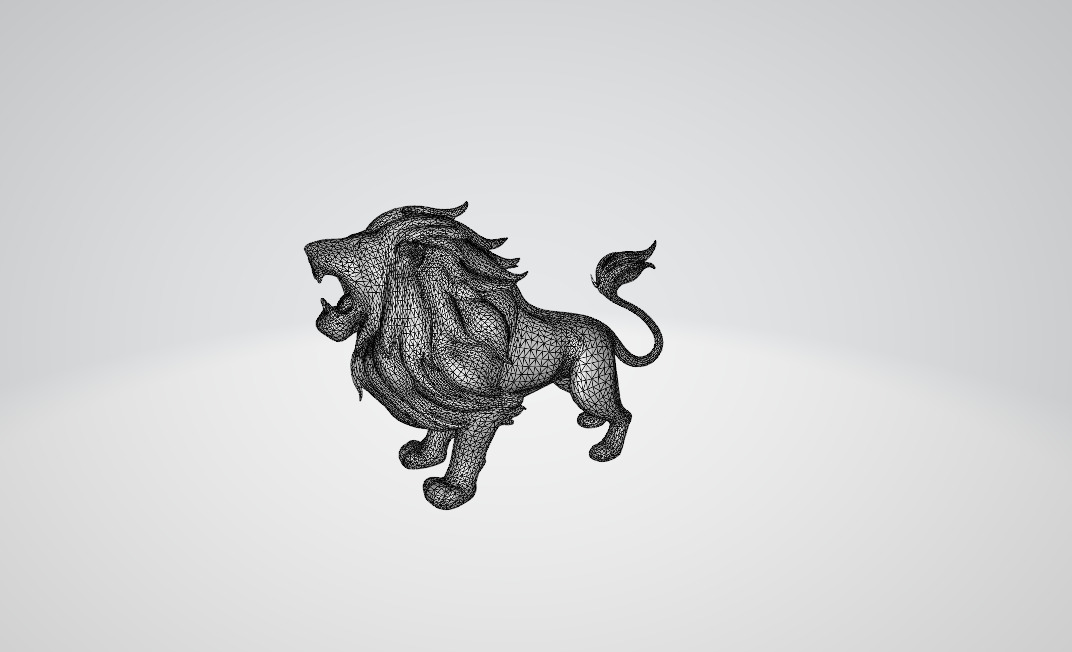 Majestic Lion The King of Creatures illustrator 3D model rigged | CGTrader
