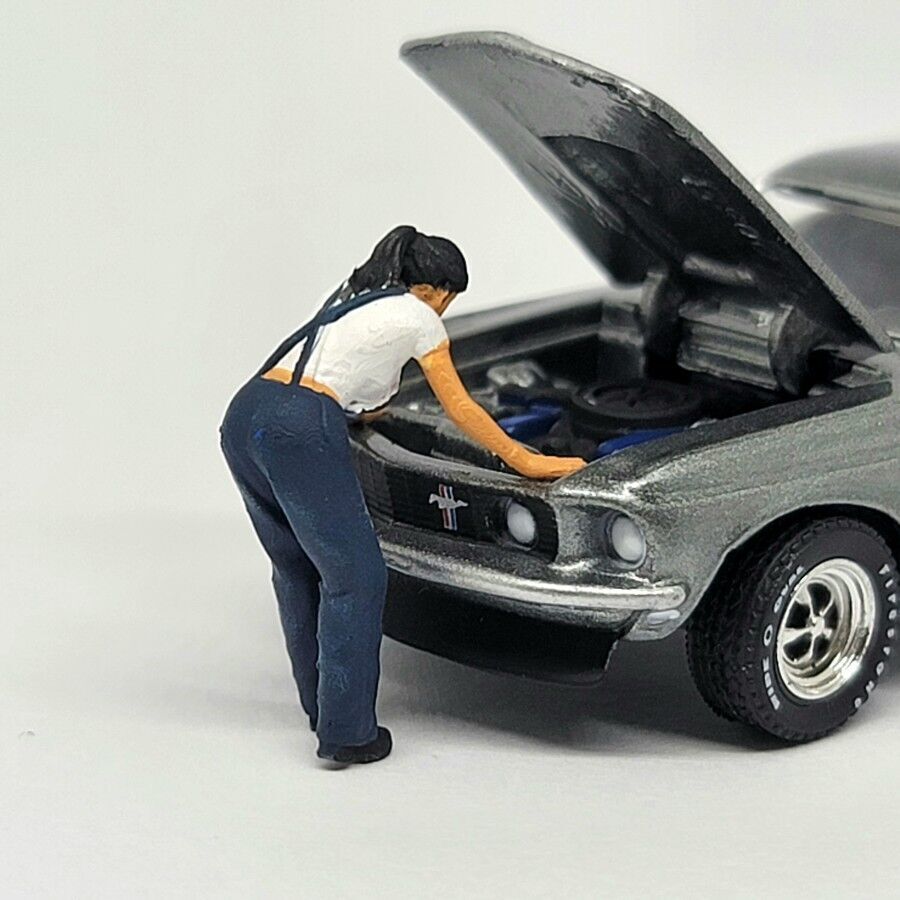 1-64 Scale Figure of Santi Lady Mechanic Miniature Diorama 3D model 3D ...