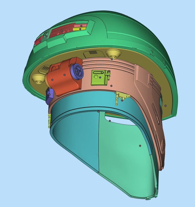 Captain Silvo Helmet Bundle Files 3D model 3D printable | CGTrader